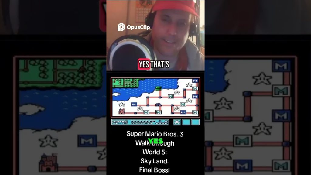 Epic Super Mario 3 Walkthrough: Defeating Roy Koopa in Skyland World 5 ...